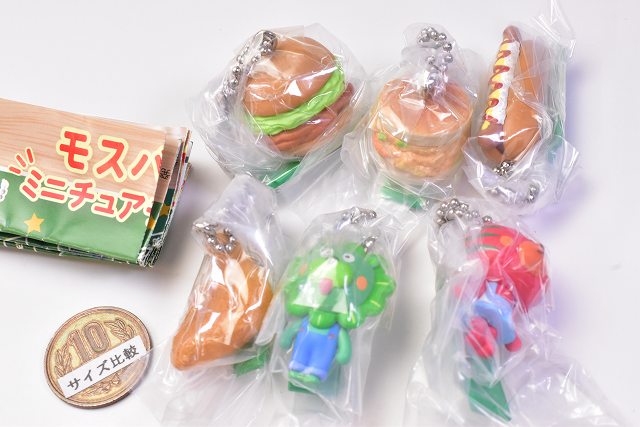 Mos Burger Miniature Charm Part.2 [All 6 type set (Full Complete)] – toysantajp