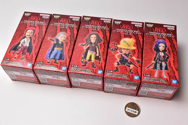 ONE PIECE FILM RED World Collectable Figure vol.3 [All 5 type set(Full – toysantajp