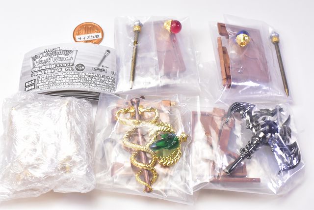 Die-cast legendary magic wand mascot [All 5 type set(Full Complete ...