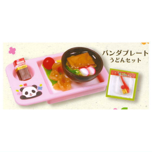 Okosama Lunch Mascot Part.7 [1.Panda plate udon set] – toysantajp