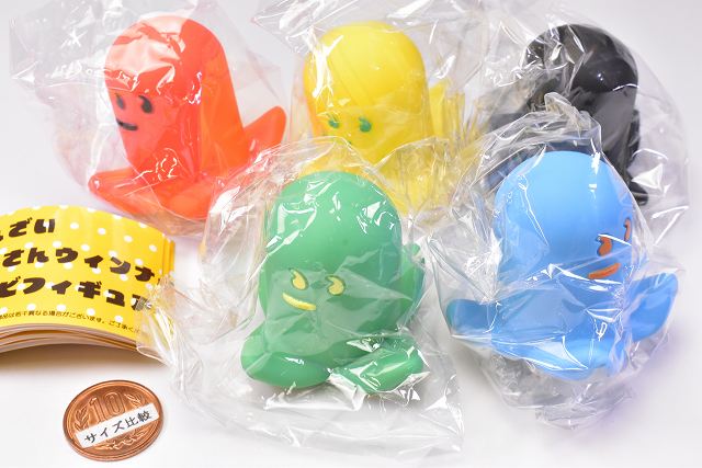 Konzai Tako-san wiener sofubi figure [All 5 type set(Full Complete ...