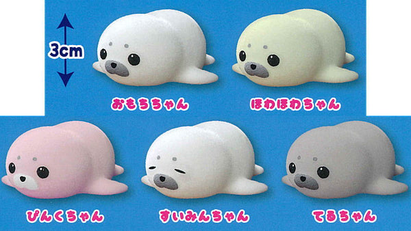 Howa howa Azarashi-Chan flocky sofubi [All 5 type set(Full Complete)] – toysantajp
