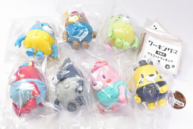 Working bear movable mascot figure [Normal 7 type set (Rere are NOT in ...
