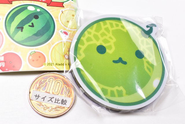 Suika game acrylic magnet [6.Melon] – toysantajp
