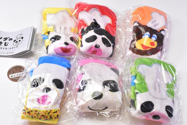 Panda spoon Funwari die cut pouch [All 6 type set (Full Complete ...