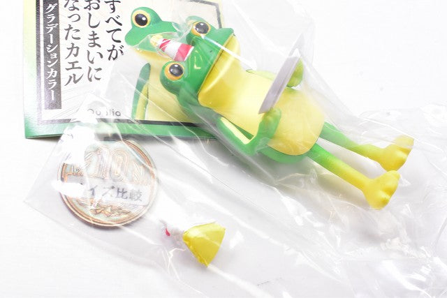 Subetegaoshimaininatta Frog Gradient color [6.Secret: Green frog and S ...