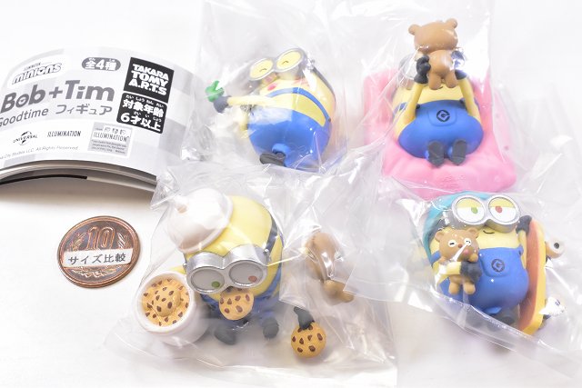 Minions Bob+Tim Goodtime Figure [All 4 type set(Full Complete ...