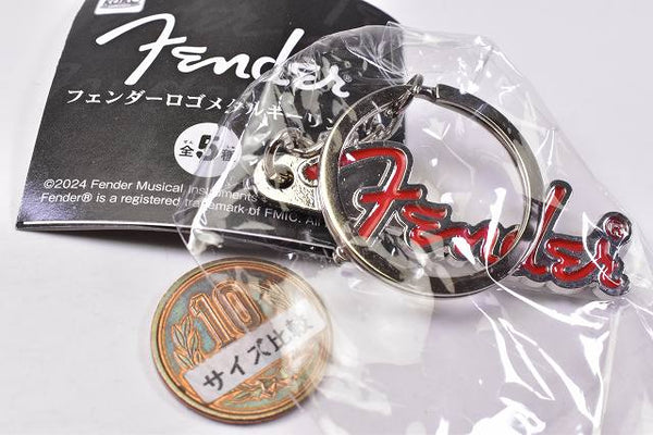 Fender logo metal key ring [1.1950's SPAGHETTI LOGO] – toysantajp