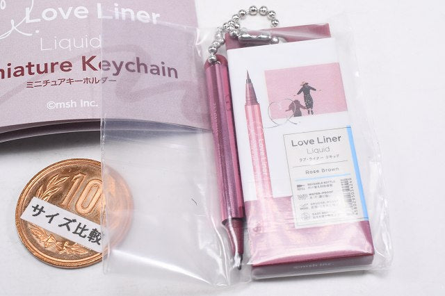 Love Liner Miniature Keychain [6.Rose Brown] – toysantajp