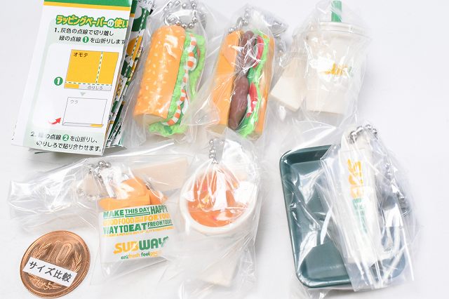 SUBWAY miniature charm [All 6 type set(Full Complete)] – toysantajp