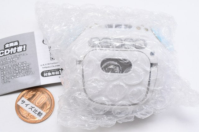 Record playback! retro mini CD player mascot Accent color GOLD [3.Whit ...