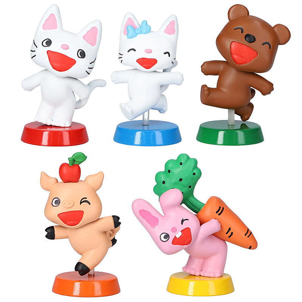 Shaky! Nontan Bubble Head Doll [All 5 type set(Full Complete)] – toysantajp