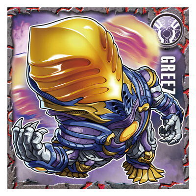 Ultraman seal wafer vol.2 [26.Greezer 2nd form (Normal)] – toysantajp