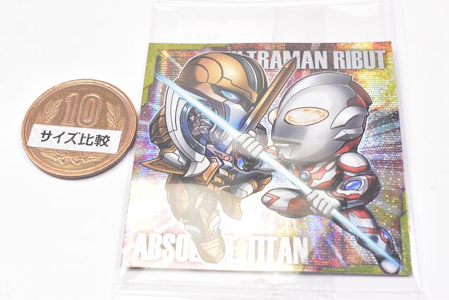 Ultraman seal wafer vol.2 [30.Ultraman Ribut & Absolute Titan (Super r ...
