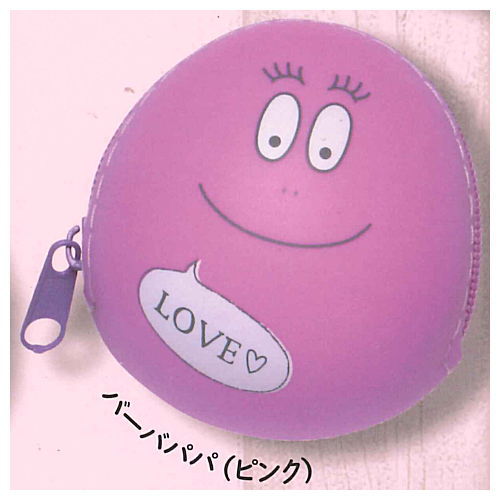 Barbapapa Silicon accessory case [1.Barbapapa (pink)] – toysantajp