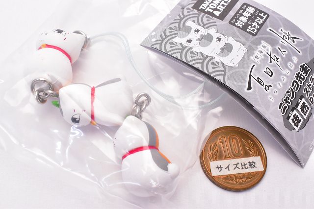 Natsume Yuujinchou Nyanko Sensei Tsurezure Strap Part.7 [4.Triple Nyan ...