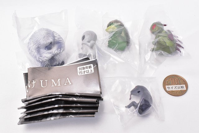Machiboke UMA [Assorted 5 type set (1.Yeti/2.Grey alien/3.Kappa/4.Chup ...