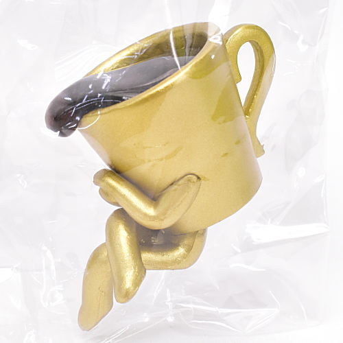 Coffee cup figure mascot [5.Secret: Kangaeru coffee cup secret ...