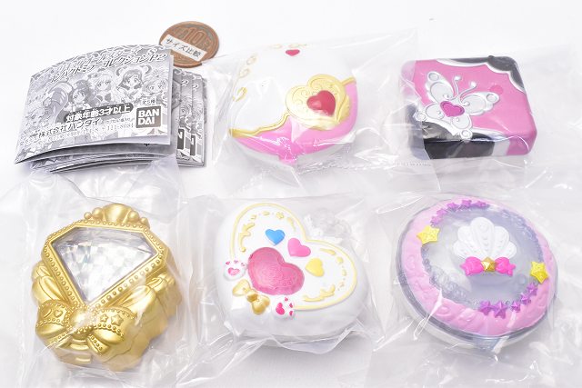 PreCure All Stars Compact Mirror Collection SP Part.2 [All 5 type set ...