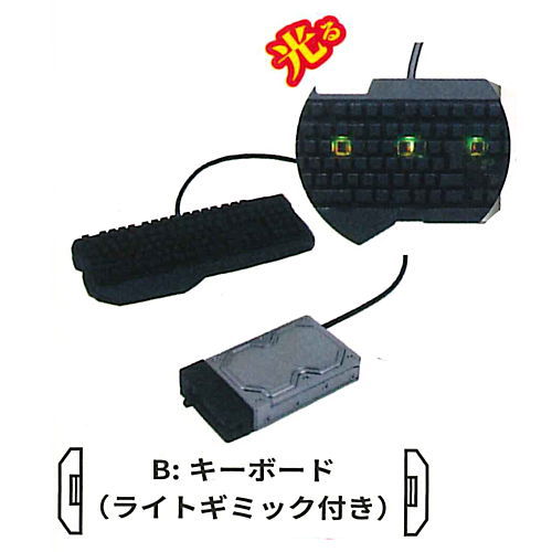 Lightning! Gaming PC mascot [2.B. Keyboard (with light gimmick ...
