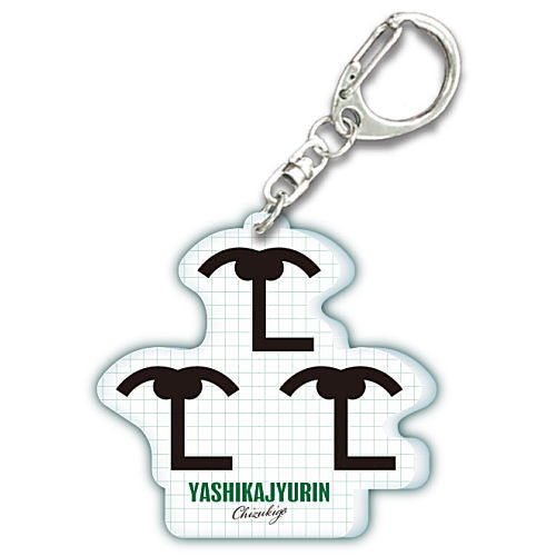 TAMA-KYU Map Symbol Keychain [6.Palm trees] – toysantajp