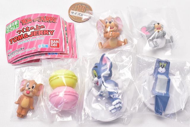 TOM & JERRY on the desk [All 5 type set (Full Complete)] – toysantajp