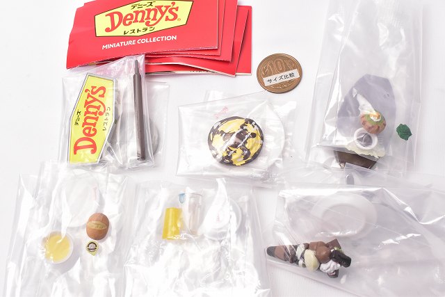 Denny's Restaurant Miniature Collection [All 6 type set (Full Complete ...