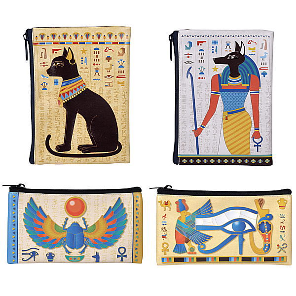 Ancient Egyptian pouch [Assort 4 type set(3.Scarab/4.Eye of Horus/5.Ba ...