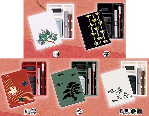 Miniature Japanese calligraphy set Part.6 [All 5 type set(Full Complet ...