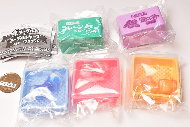 Bottle yogurt & yogurt case mascot [All 5 type set (Full Complete ...