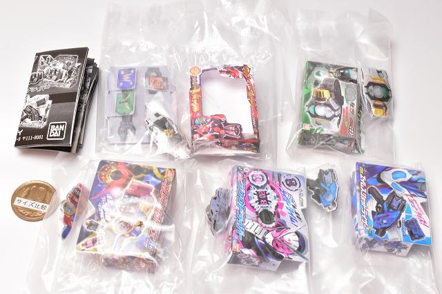 Kamen Rider Series Transformation Belt Pins Collection Part.6 [All 5 t ...