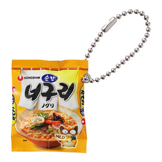 Nongshim bag noodles miniature charm collection [5.Noguri Ramen Mild ...