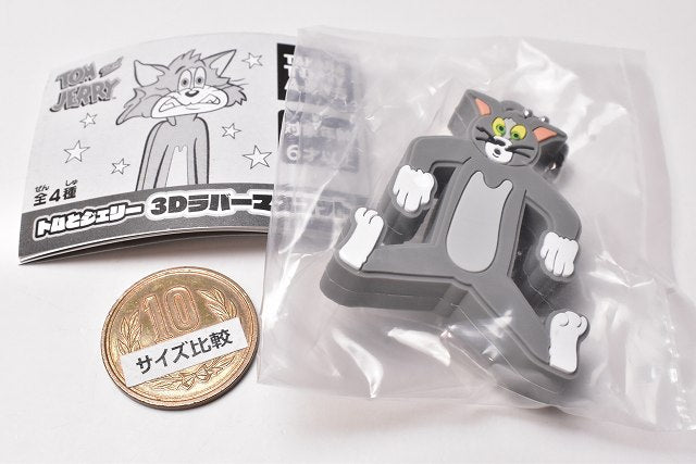Tom and Jerry 3D Rubber Mascot [2.Perapera ninatta Tom] – toysantajp