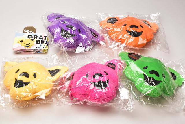 Grateful Dead Dead Bear Plush Pouch [All 5 type set(Full Complete ...