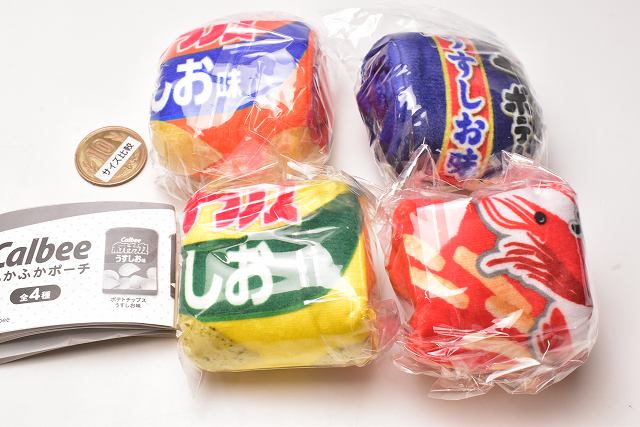 Calbee Fluffy Pouch [All 4 type set(Full Complete)] – toysantajp