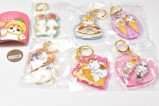 mofusand acrylic key chain [All 6 type set (Full Complete)] – toysantajp
