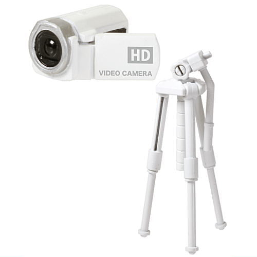 Yubinori camera Part.2 [4.Video camera and tripod (white)] – toysantajp