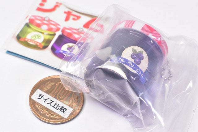 Retro jam clear mascot [5.Blueberry jam] – toysantajp