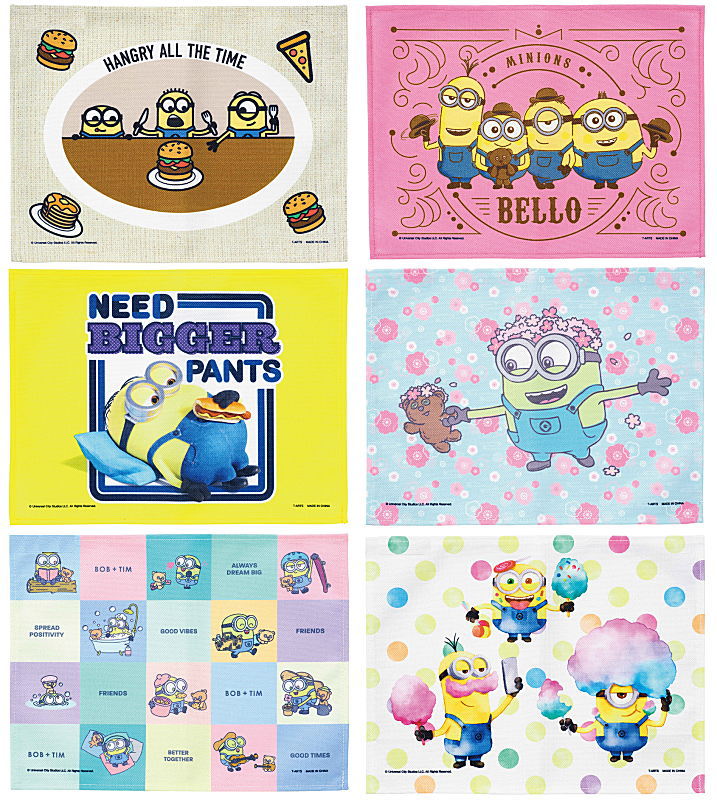 minions luncheon mat [All 6 type set (Full Complete)] – toysantajp