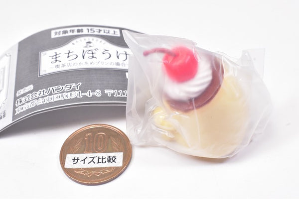 Machiboke coffee shop Katame no pudding [5.Pudding with cherry ...