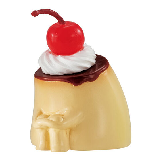 Machiboke coffee shop Katame no pudding [5.Pudding with cherry ...
