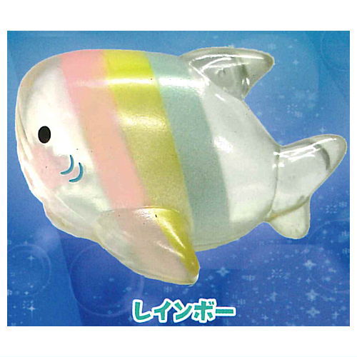 Mochikko Shark Clears sofubi [5.Rainbow] – toysantajp