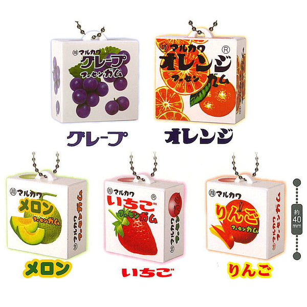 Marble Gum Shakashaka Mascot Keychain [All 5 type set(Full Complete ...