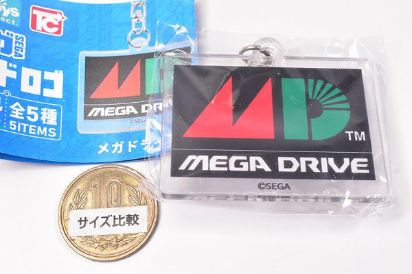 SEGA hard logo acrylic key chain [1.MEGA DRIVE] – toysantajp