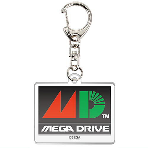 SEGA hard logo acrylic key chain [1.MEGA DRIVE] – toysantajp