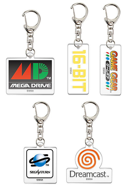 SEGA hard logo acrylic key chain [All 5 type set(Full Complete ...