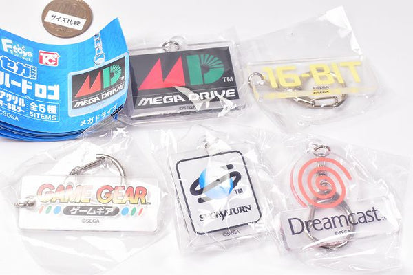 SEGA hard logo acrylic key chain [All 5 type set(Full Complete ...