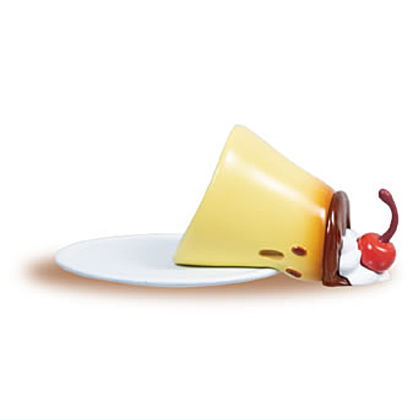 Yakudokangaarudakeno pudding. mascot figure [6.Hechari pudding ...