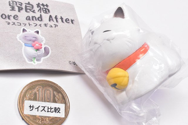 Stray Cat Before and After Mascot Figure [5.Shiro (After)] – toysantajp