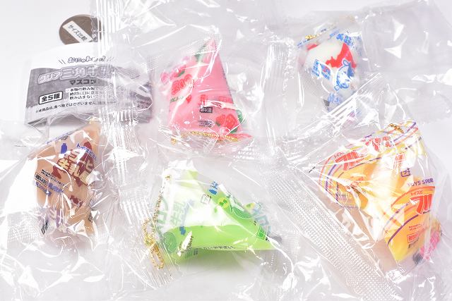 Munyutoro! Clear triangle milk carton mascot [All 5 type set(Full Comp ...